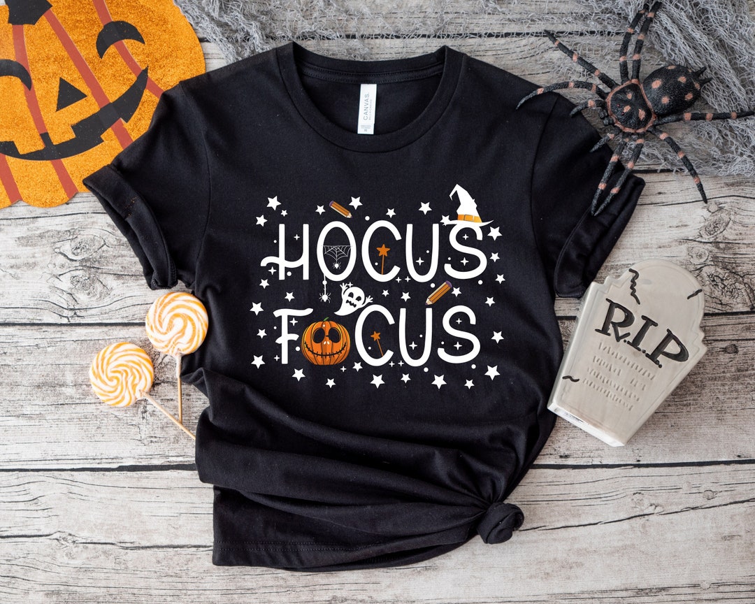 Hocus Focus Teacher Shirt: Funny Halloween School Tee - Etsy