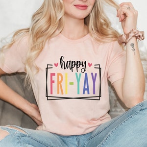 Fri-yay Custom Shirt, Teacher Friday Weekend Shirt, Friyay Teacher ...
