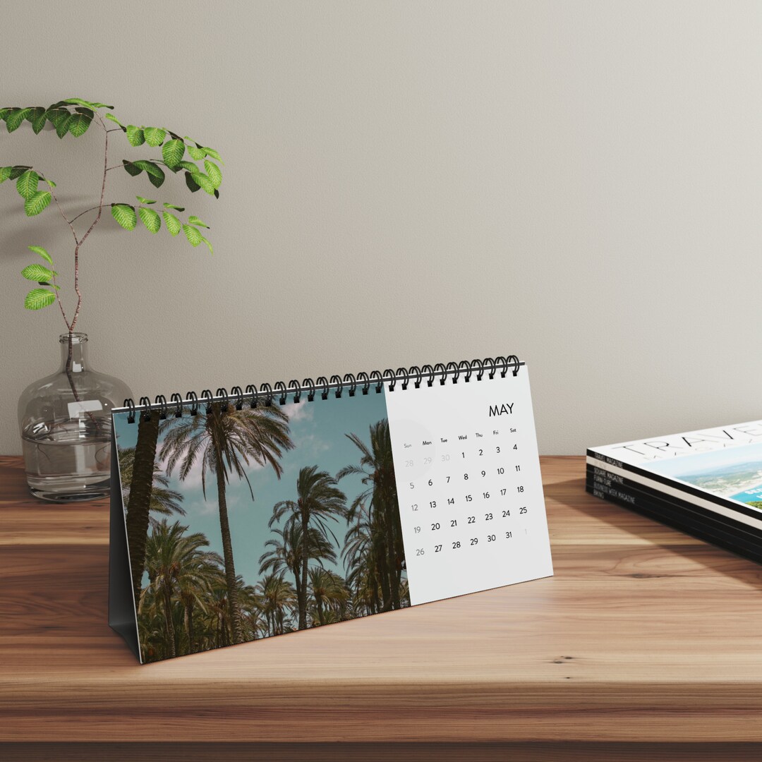 2024 Desk Calendar, Personalized Calendar, 2024 Calendar, Personalized ...