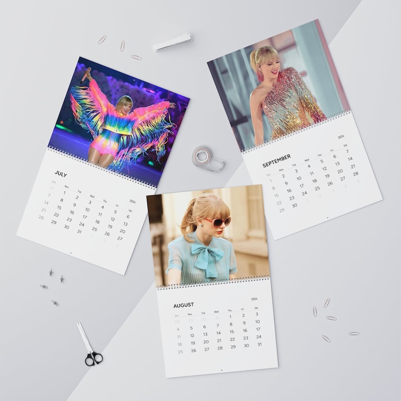 Taylor Swift Calendar, Taylor Swift 2024 Calendar, 2024 Calendar ...