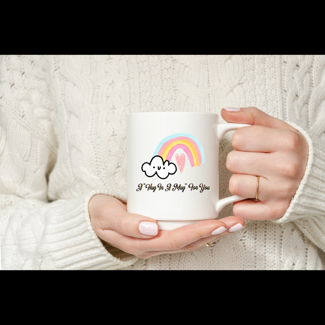 Sending a Hug in a Mug, Hug in a Mug, Get Well Mug, Sympathy Gift ...