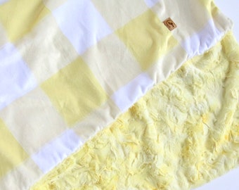 Plaid Baby Blanket | Etsy