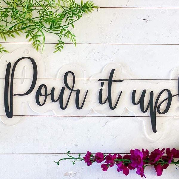 Acrylic Pour Signs - Etsy