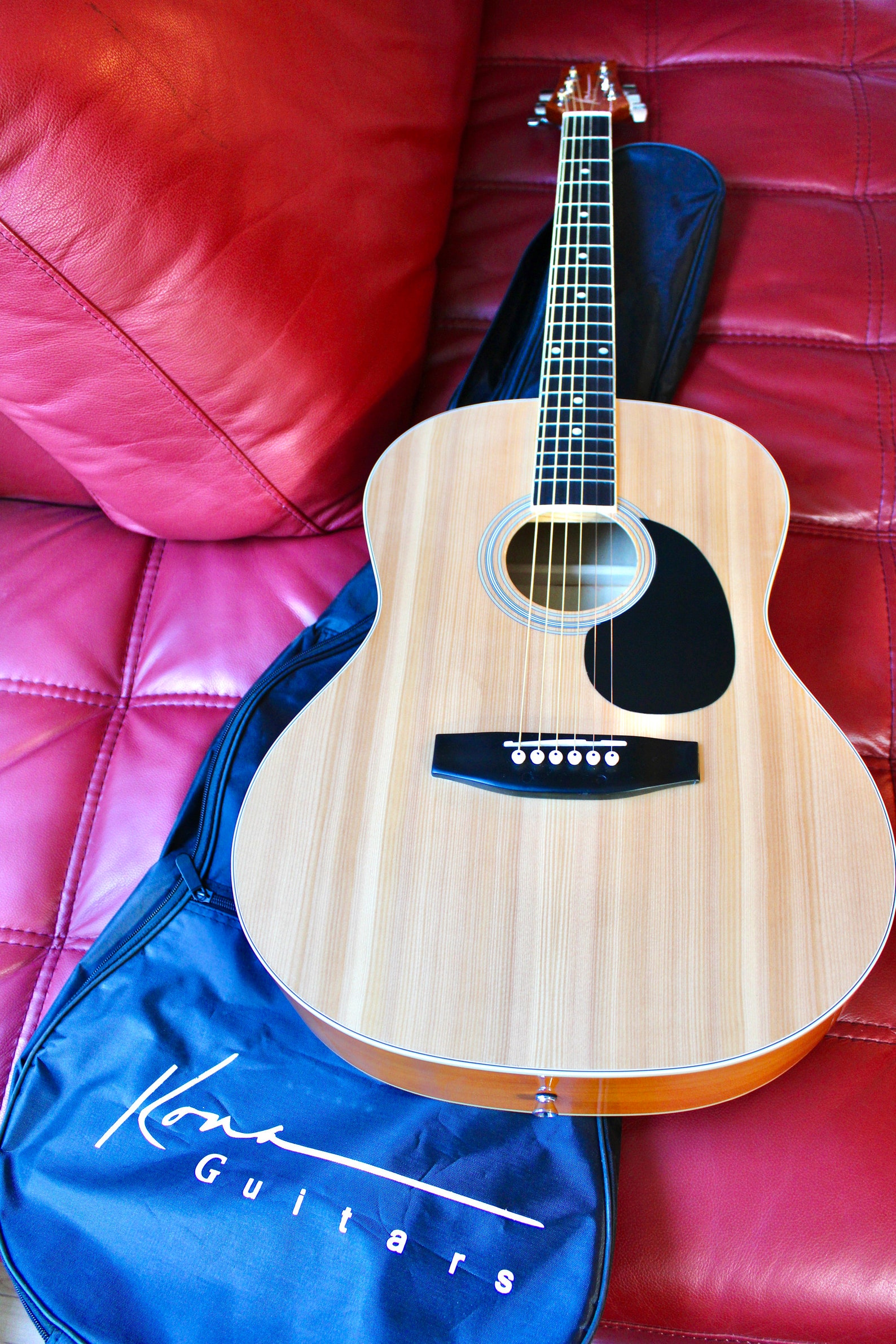 Beautiful Kona Guitar With Case, Mint Condition | Polished, Restored ...