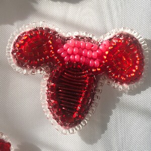 Beaded Abortion-rights Pin Anatomical Uterus Brooch Cervix Handmade ...
