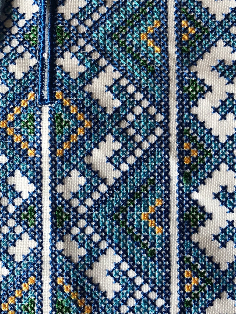Ukrainian Embroidery Short Long Sleeve Vyshyvanka Traditional Men's ...