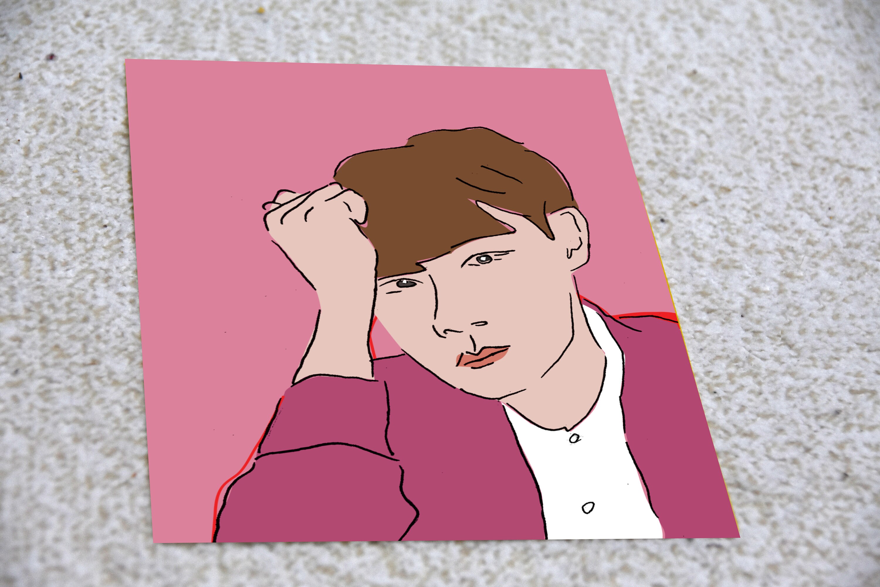 J-hope BTS K-pop, Digital Art, Coloring Print, BTS Printable ...