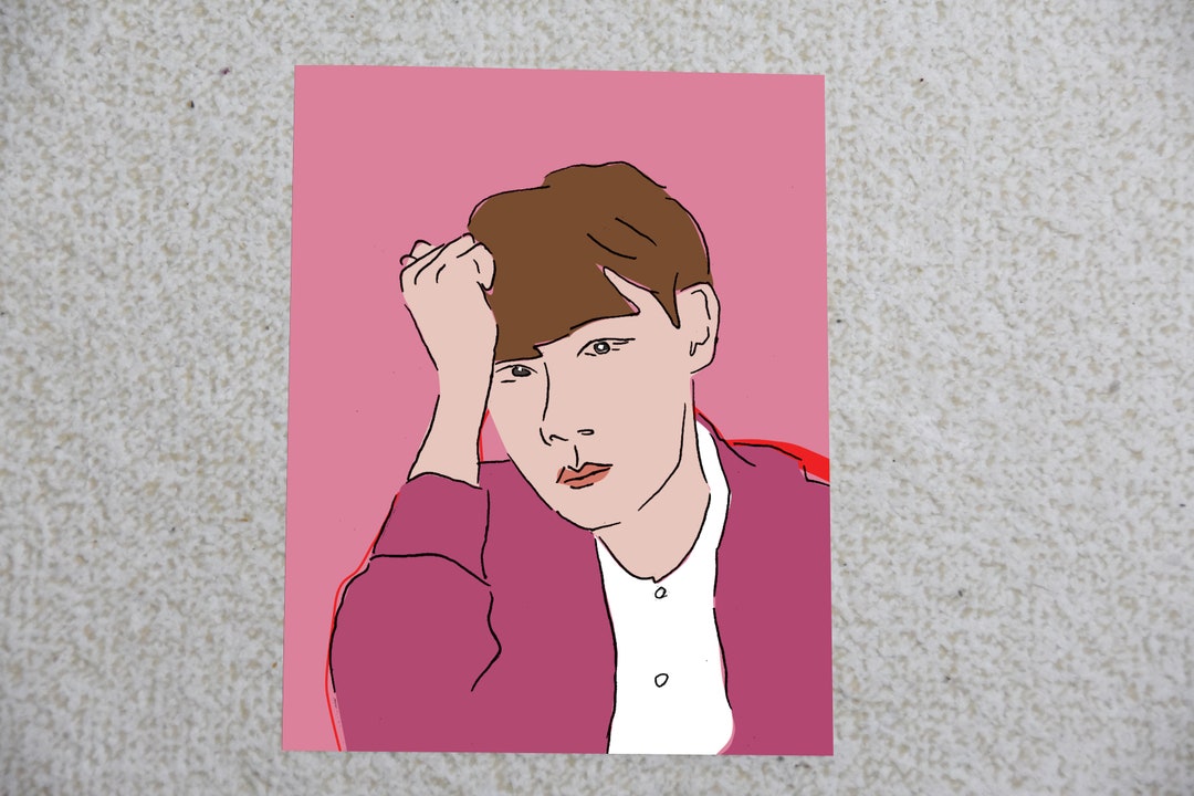 J-hope BTS K-pop, Digital Art, Coloring Print, BTS Printable ...