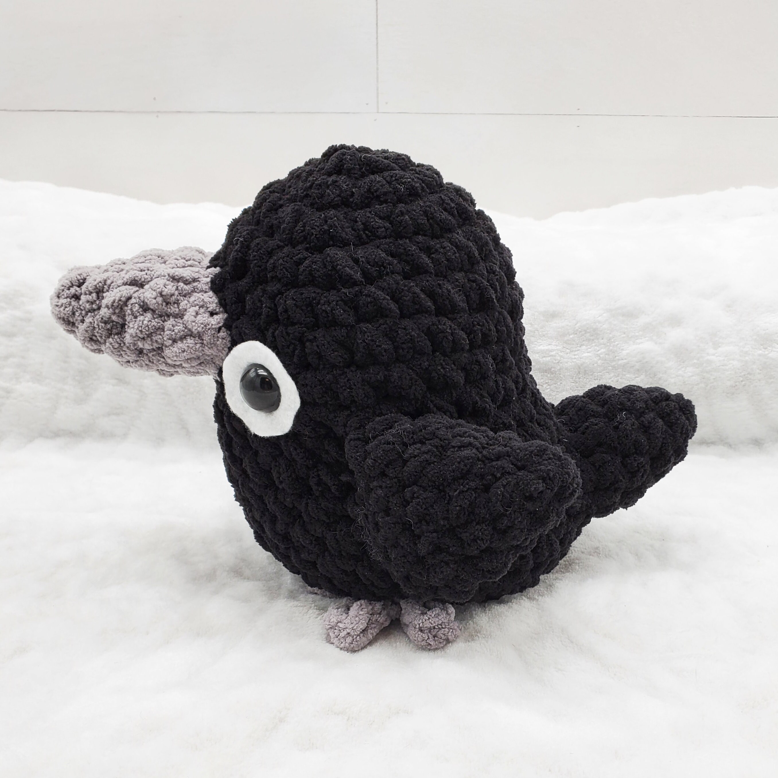 Large Crow Stuffed Animal Black - Etsy