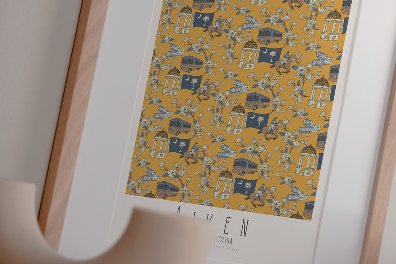 Aiken, SC Artwork, South Carolina Print, Aiken Art Print, Wall Art ...