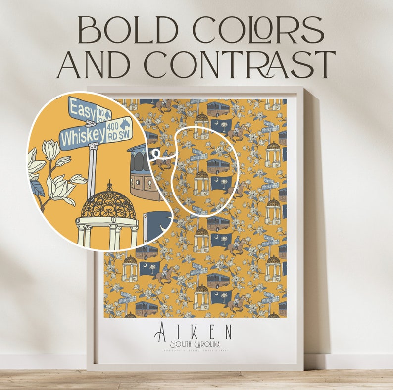 Aiken, SC Artwork, South Carolina Print, Aiken Art Print, Wall Art ...