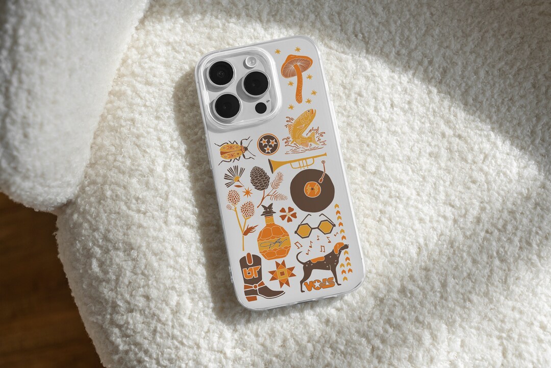 Tennessee Illustrated Clear Flexi Iphone15 Pro Case, Knoxville ...