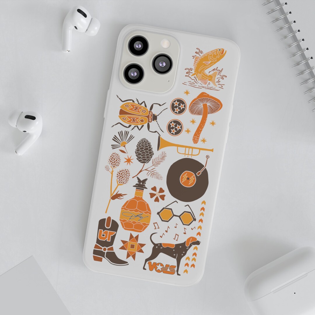 Tennessee iPhone 13 Pro Max Illustrated Clear Flexi Phone Case ...