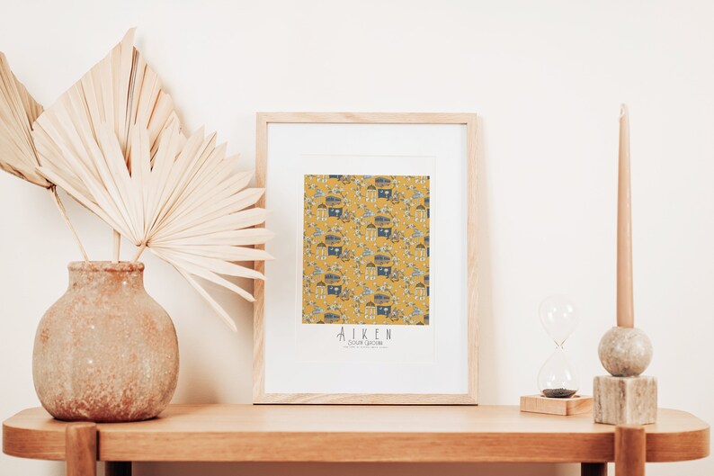 Aiken, SC Artwork, South Carolina Print, Aiken Art Print, Wall Art ...