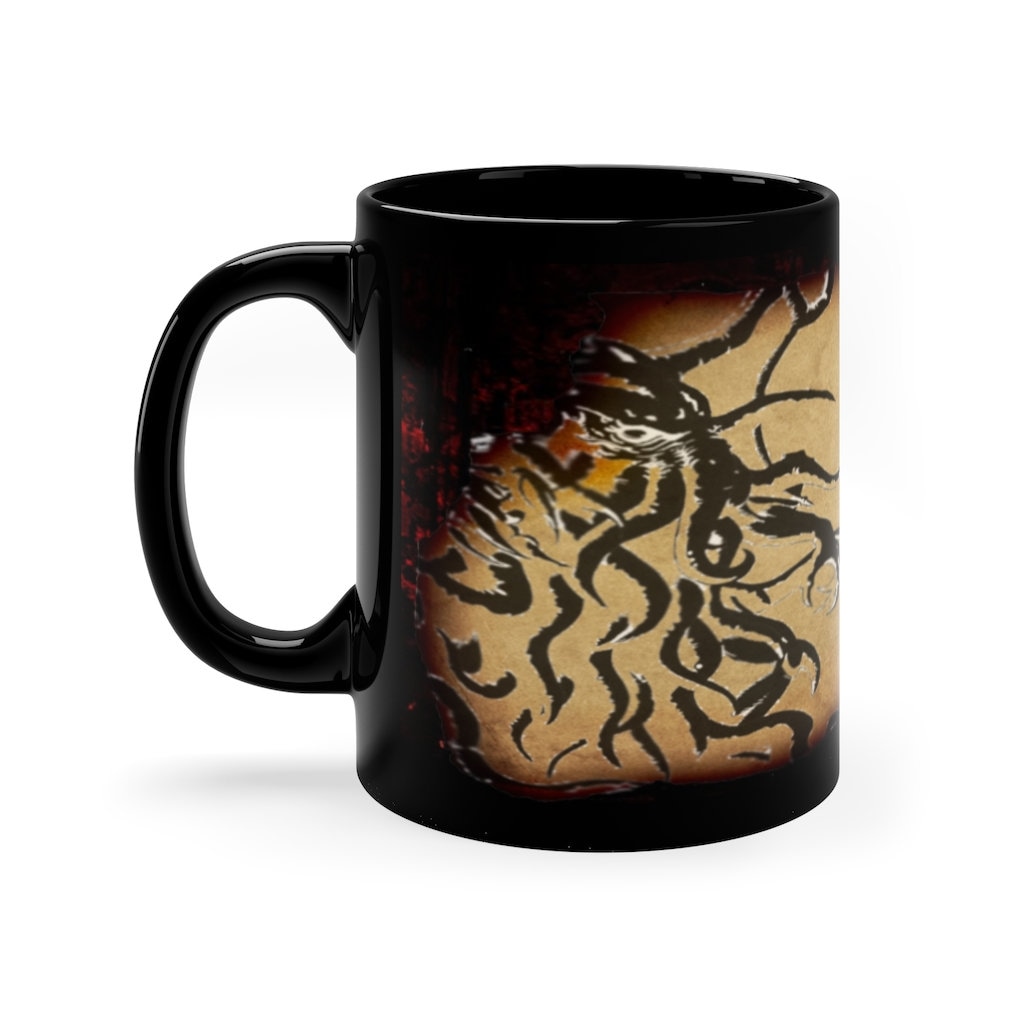 Hermaeus Mora Cthulhu Mug, Skyrim Coffee Mug, Cthulhu Gift, Lovecraft ...