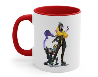 VALORANT KILLJOY Magic Mug Heat Sensitive Color Morphing Coffee Cup ...