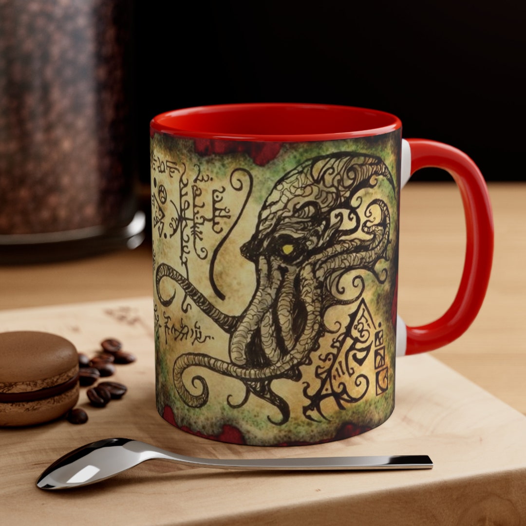 Cthulhu Coffee Mug,11oz Cthulhu Mug,cthulhu Mug, Lovecraft Mug - Etsy