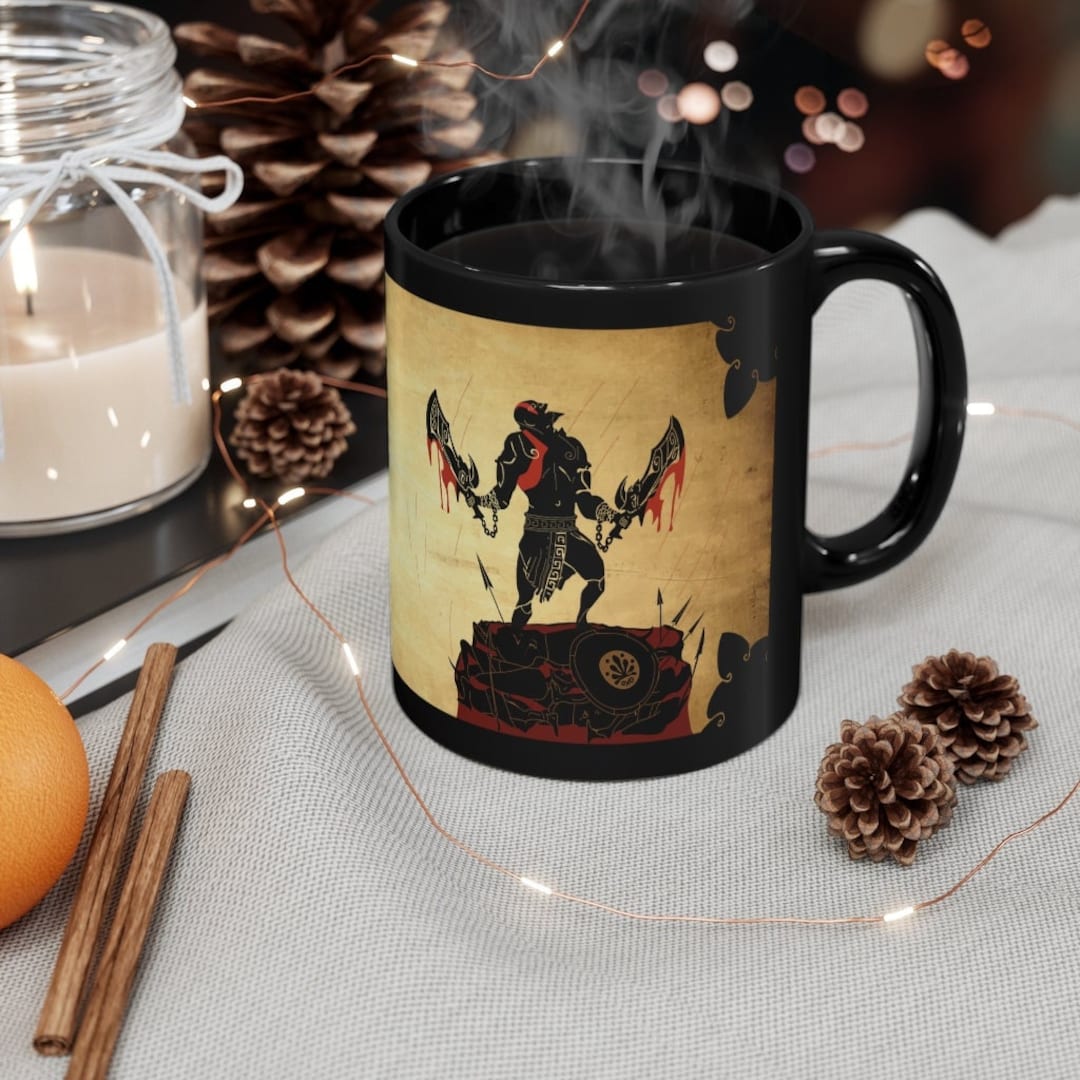 God of War Mug Kratos Ghost of Sparta Gamer Gift Christmas Coffee Cup ...