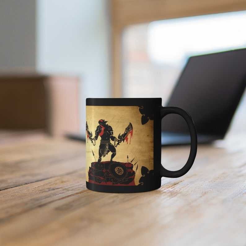God of War Mug Kratos Ghost of Sparta Gamer Gift Christmas Coffee Cup ...