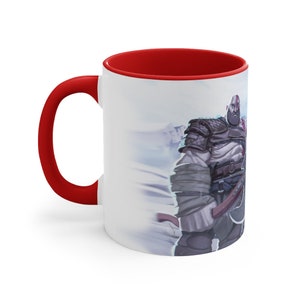 God of War Kratos Mug: Two-tone Accent Coffee Mug - Etsy