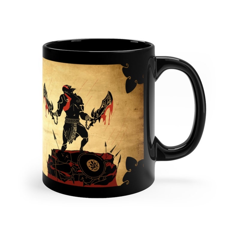God of War Mug Kratos Ghost of Sparta Gamer Gift Christmas Coffee Cup ...