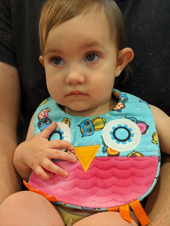 Wholee Embroidered Bib Baby Dribble Bib Drool Cloth - Etsy UK