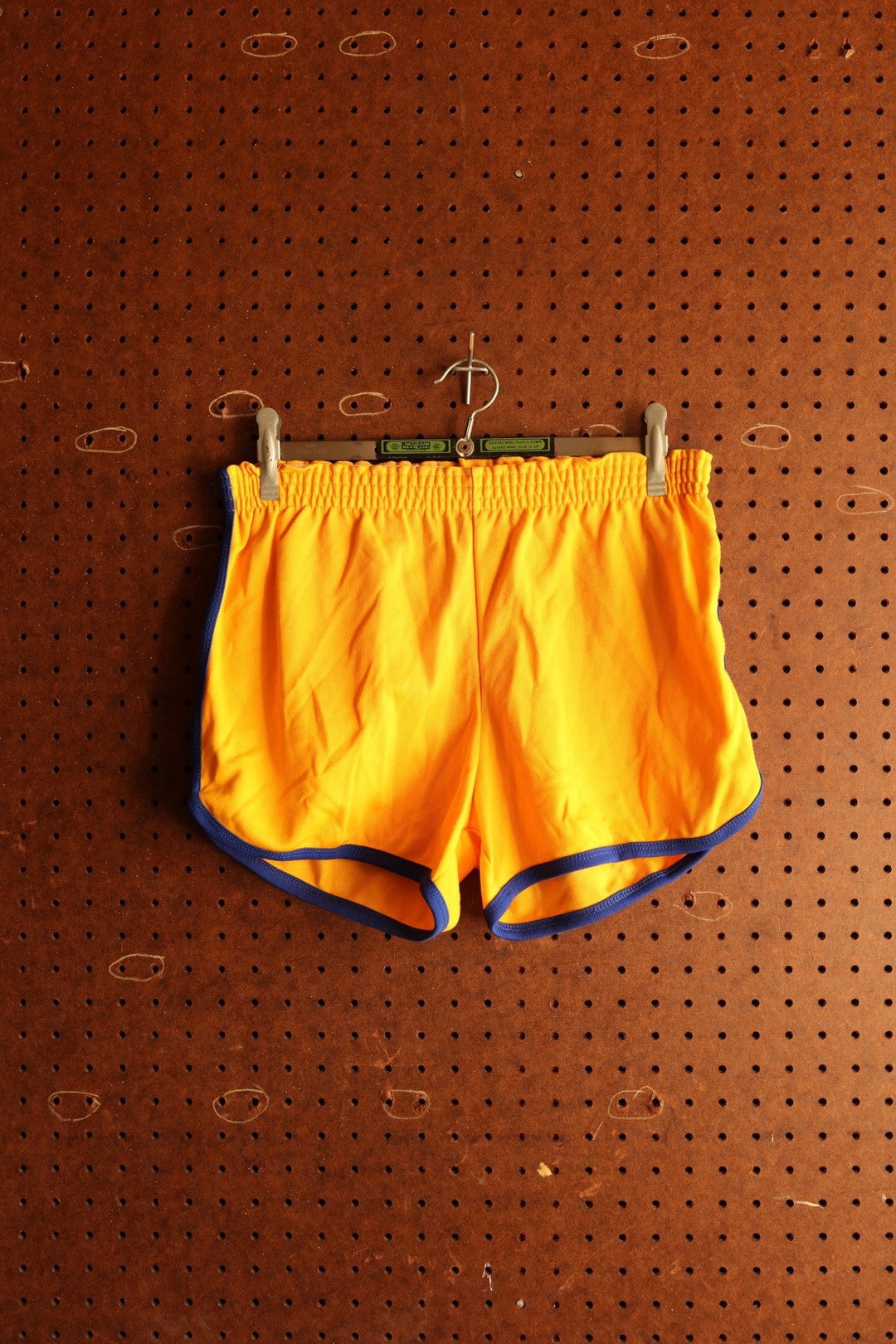 Vintage Retro 70s Vintage Ringer Russels Golden Yellow Running Gym ...