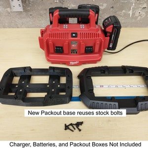 Packout Mount for Milwaukee M18 Six Pack Sequential Charger (model# 48 ...