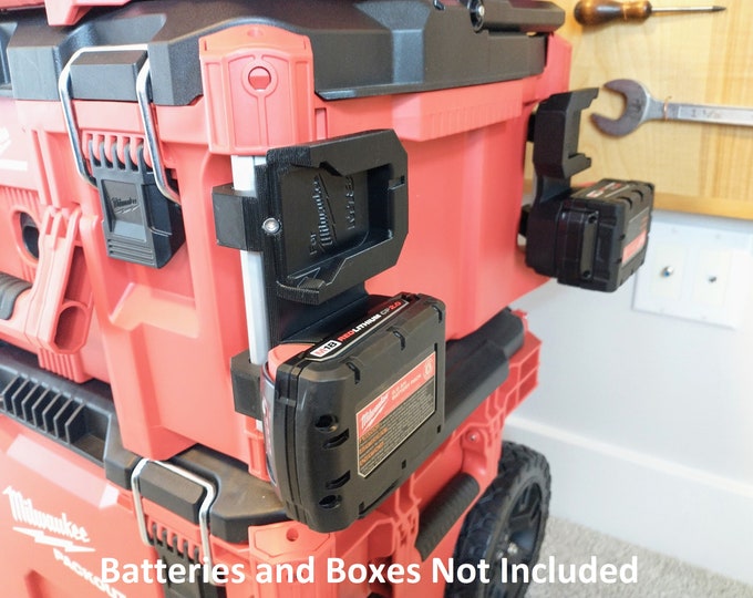 Milwaukee Deep Packout Battery Holder (2 Battery) - Etsy Canada
