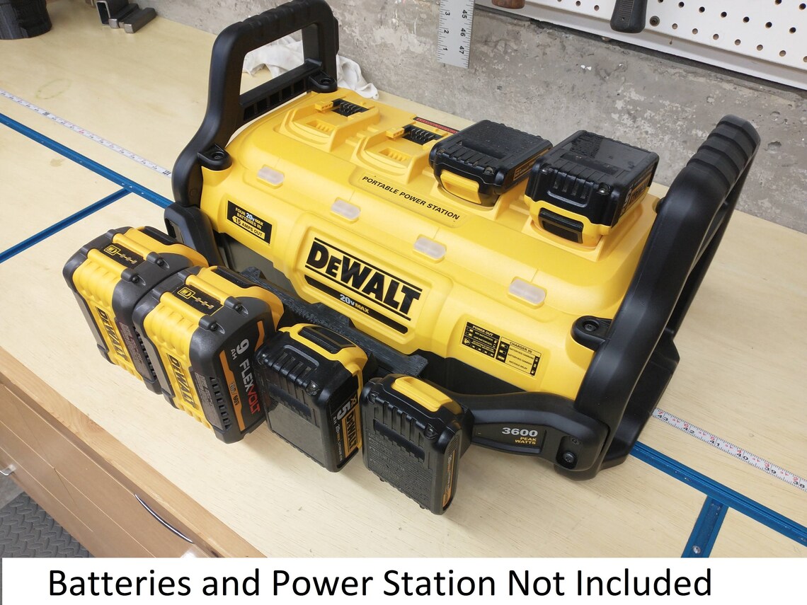 4-battery Dewalt 20V/60V Flexvolt Mount for Dewalt DCB1800 - Etsy