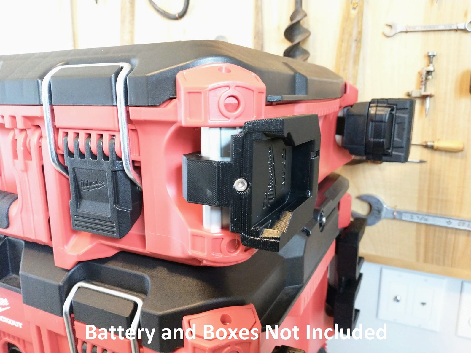 M18 Milwaukee PACKOUT Battery Mount/holder for 1, 2, or 3 Batteries ...