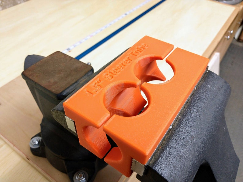 Suspension Fork Steerer Tube Vise Clamp Block Holder for Overhaul ...