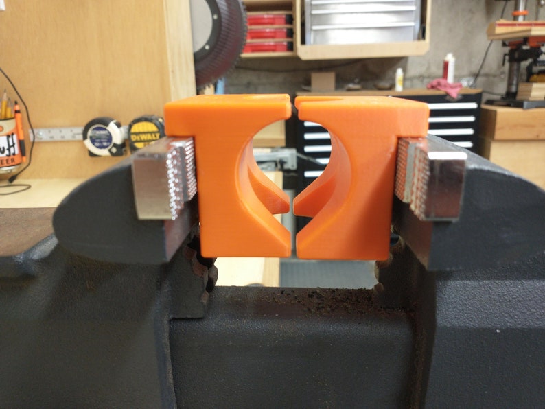 Bicycle Stanchion Vise Clamps - Horizontal and Vertical Clamping ...