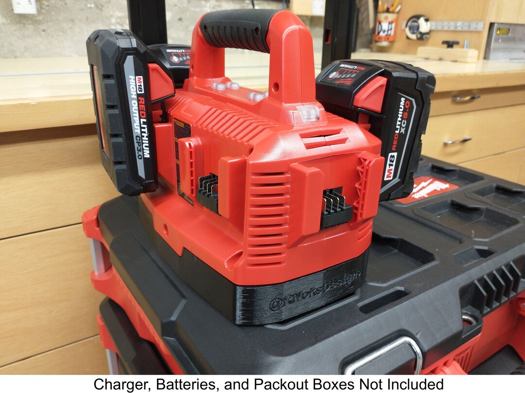 Packout Mount for Milwaukee M18 Six Pack Sequential Charger - Etsy