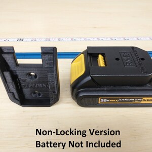 Wall Mount for Dewalt DCB102 Charger With Optional Battery Mounts ...