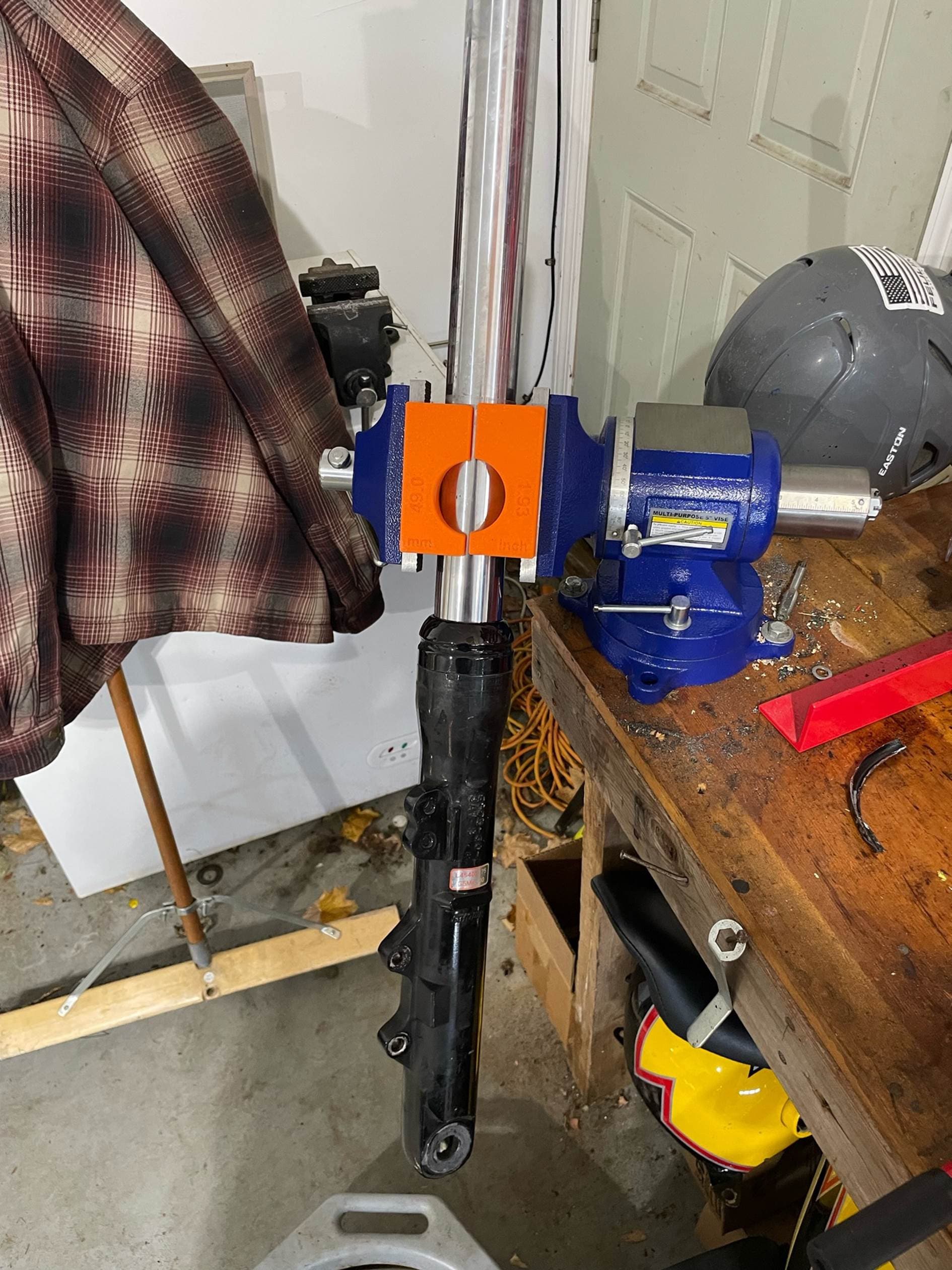 Fork Vise Clamps/blocks for Harley Davidson Forks - Various Sized ...