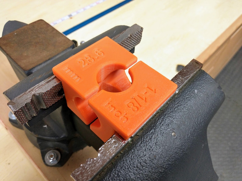 Bicycle Stanchion Vise Clamps - Horizontal and Vertical Clamping ...