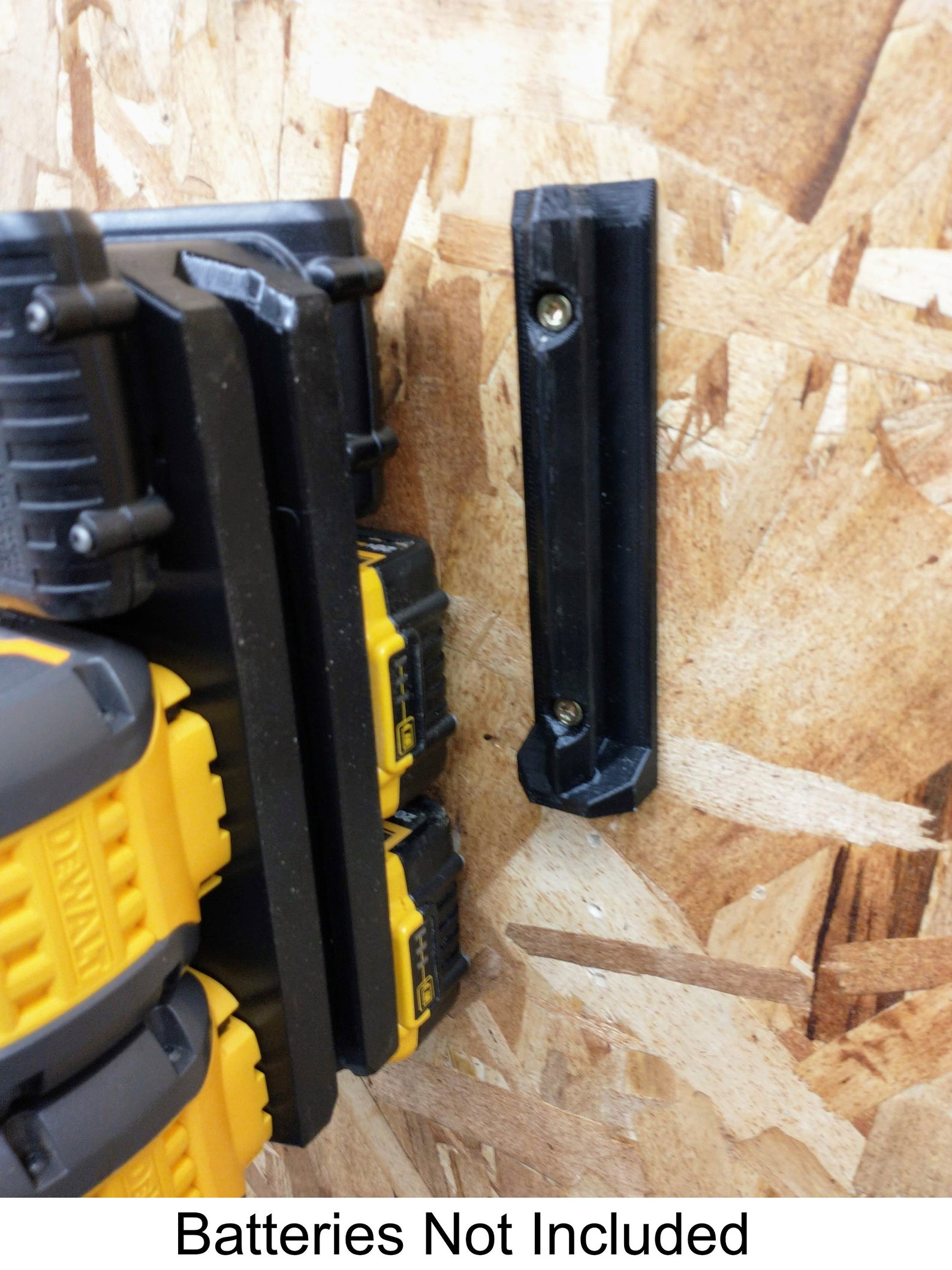 Dewalt 20V/60V Battery Carrying Case / Holder 2-sided, 6 Battery Wall ...
