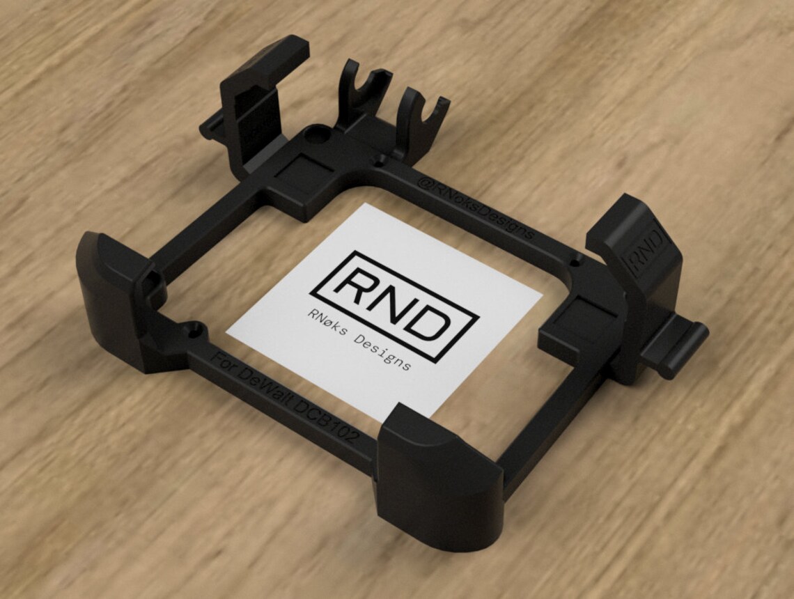 Wall Mount for Dewalt DCB102 Charger With Optional Battery - Etsy