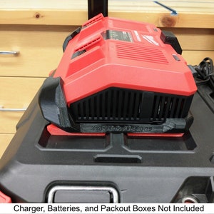 Packout Mount for Milwaukee Dual M18 Rapid Charger M18 (model 48-59 ...
