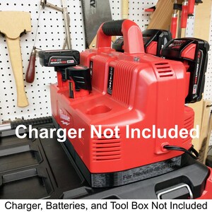 Packout Mount for Milwaukee M18 & M12 6-battery Rapid Charger Station ...