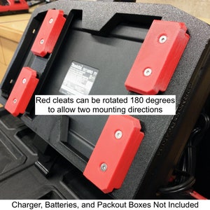 Milwaukee Packout Mount for Makita DC18RD Charger **CHARGER NOT ...