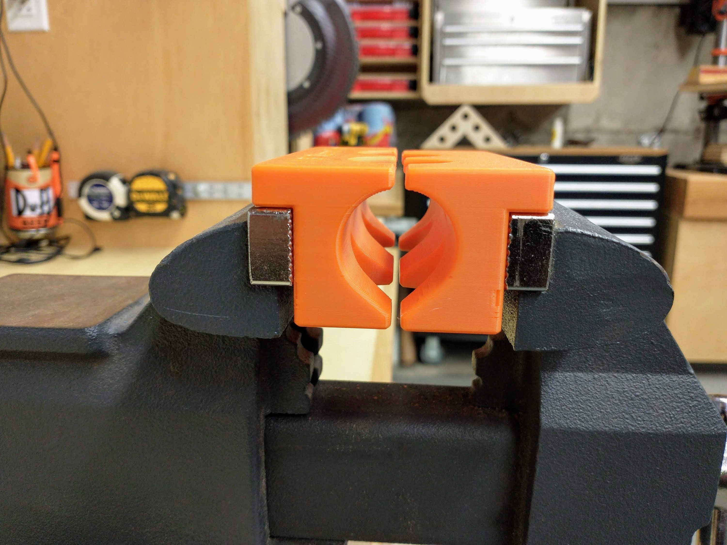 Suspension Fork Steerer Tube Vise Clamp Block Holder for Overhaul ...