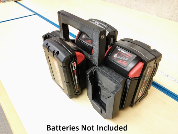 Milwaukee M18 Battery Carrying Case / Holder 2-sided 6 - Etsy