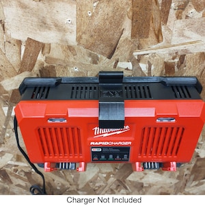 Wall Mount for Milwaukee Dual M18 Rapid Charger M18 (model 48-59-1802 ...