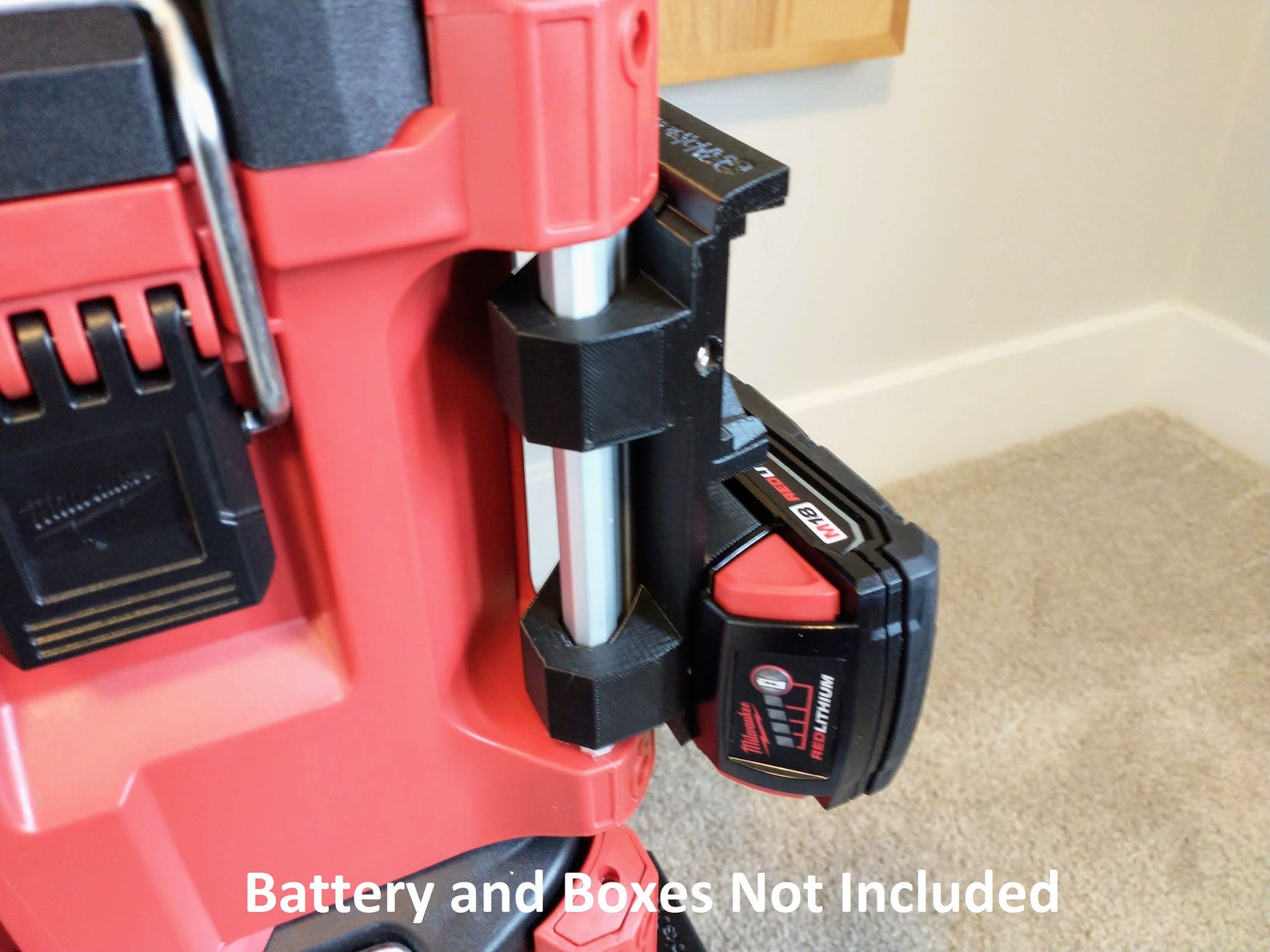 M18 Milwaukee PACKOUT Battery Mount/holder for 1, 2, or 3 Batteries - Etsy