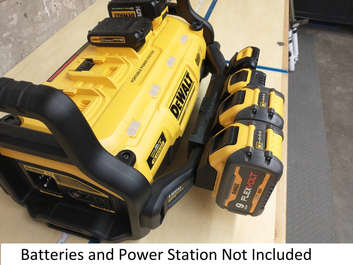 4-battery Dewalt 20V/60V Flexvolt Mount for Dewalt DCB1800 - Etsy
