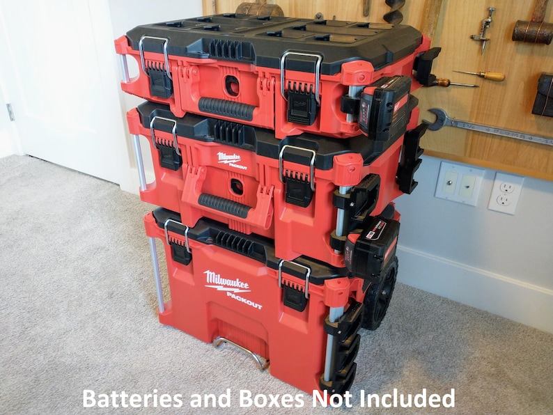 M18 Milwaukee PACKOUT Battery Mount/holder for 1, 2, or 3 Batteries - Etsy