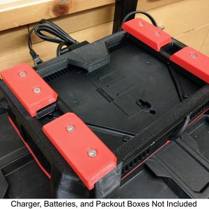 Packout Mount for Milwaukee Dual M18 Rapid Charger M18 (model 48-59 ...