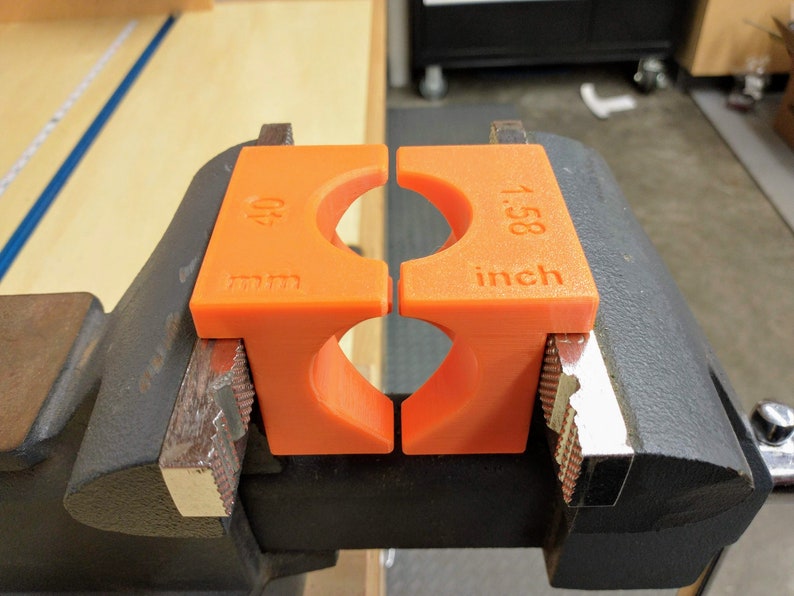 Bicycle Stanchion Vise Clamps - Horizontal and Vertical Clamping ...